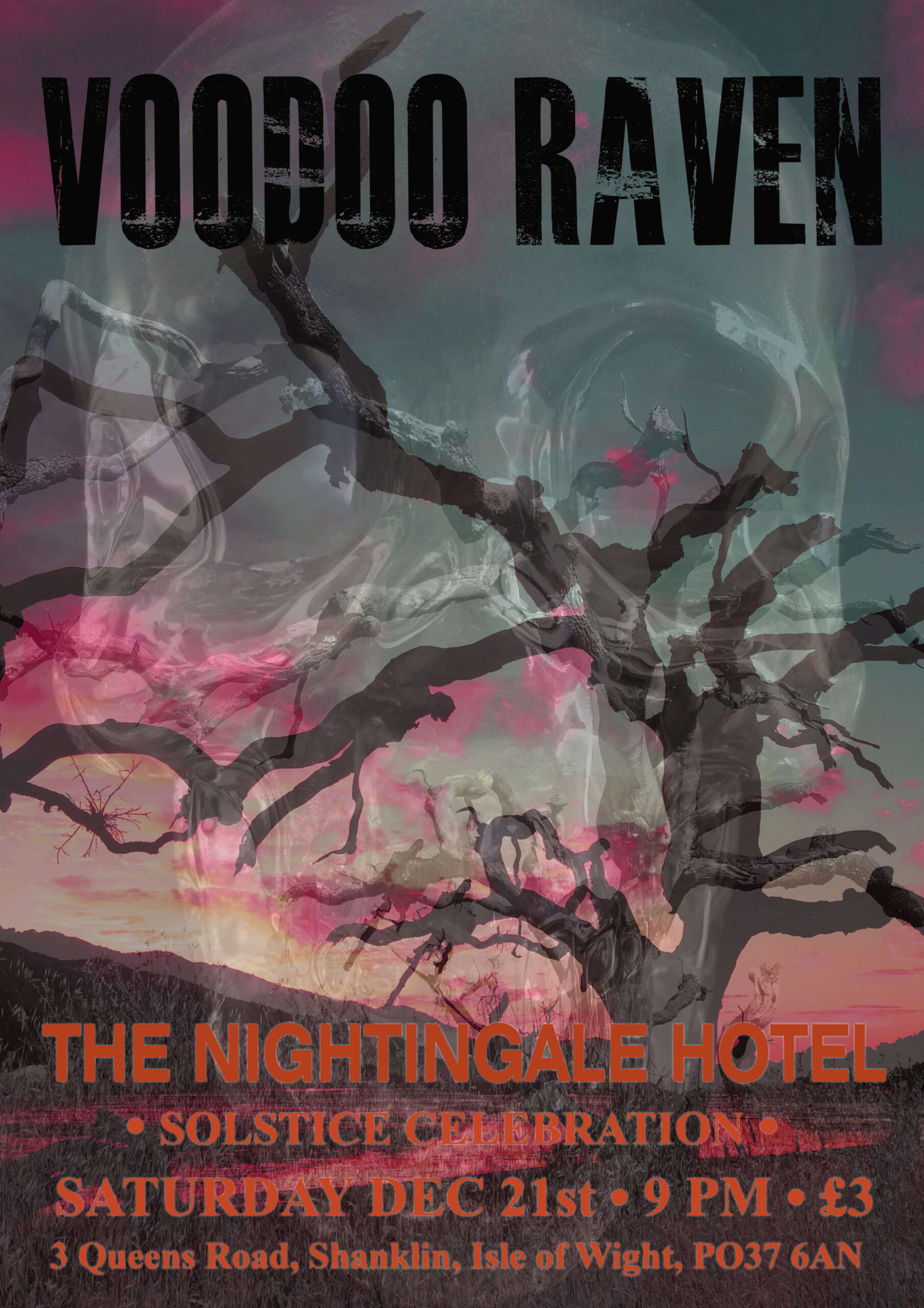 Music trio rock and roll band format | Voodoo Raven