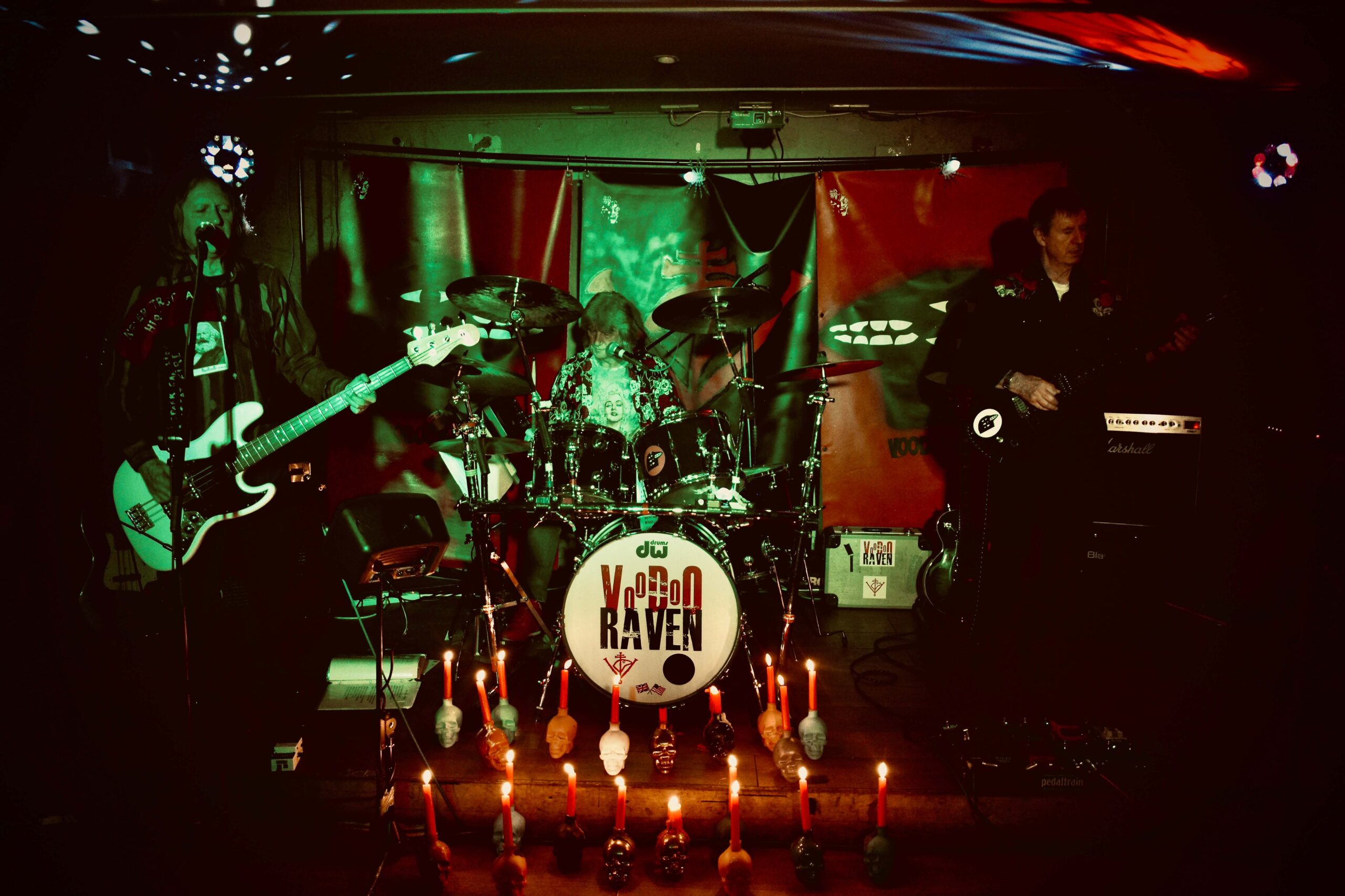 Music trio rock and roll band format | Voodoo Raven